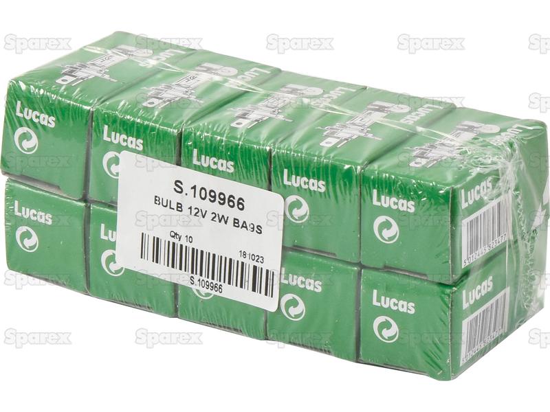 Light Bulb (Filament) 12V, 2W, BA9s (Box 1 pc.)