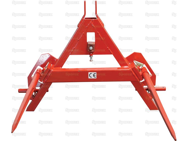 Bale Frame - 2 x M22 x 1100mm Tines (SHW Brand Tines)