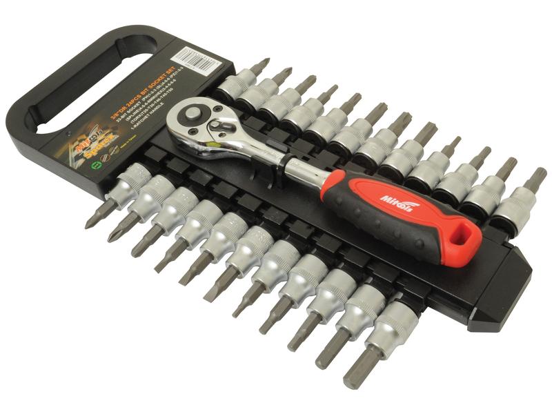 3/8'' Drive Ratchet Socket Set (24pcs.)