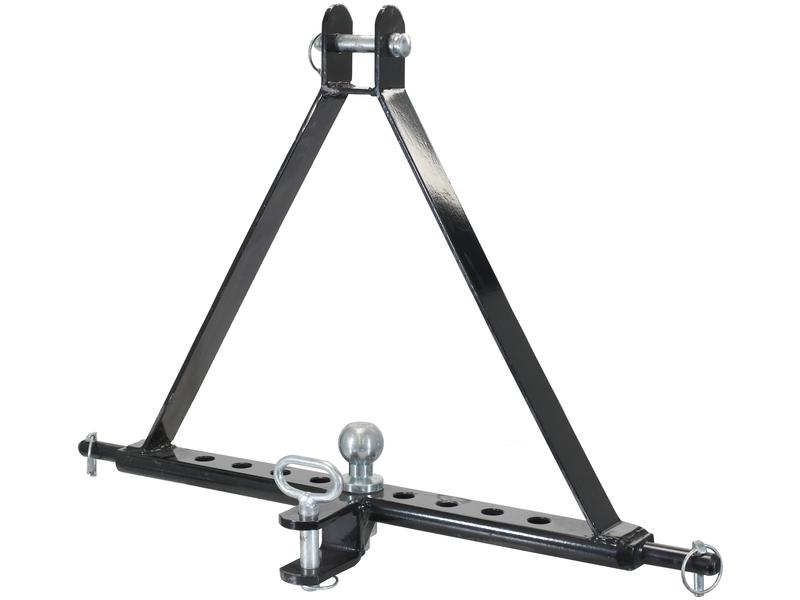 Drawbar Hitch System (Cat. 1 (Ø22mm)) No. holes: 9, 775mm.