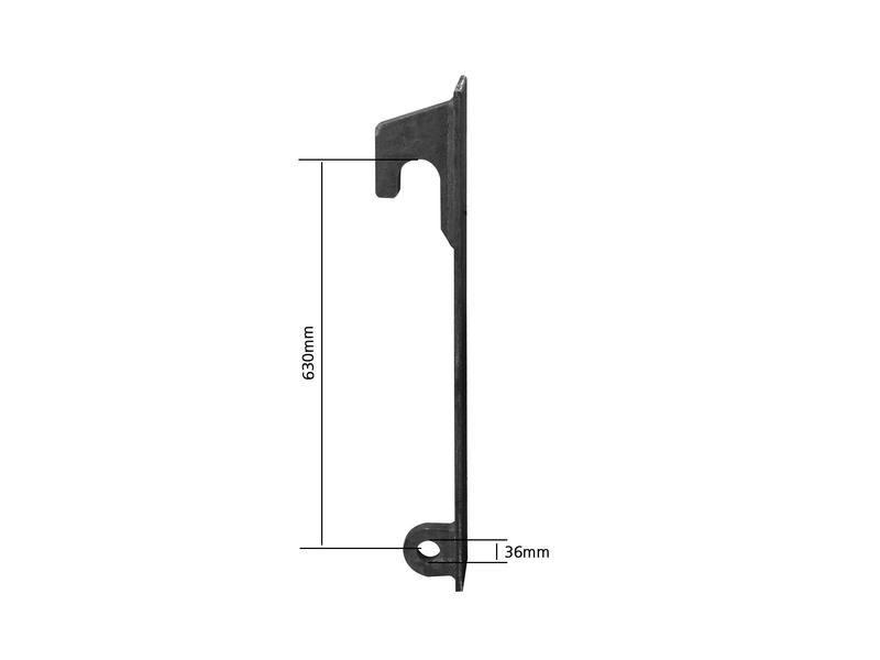 Loader Bracket (Pair), Replacement for: JCB QFit