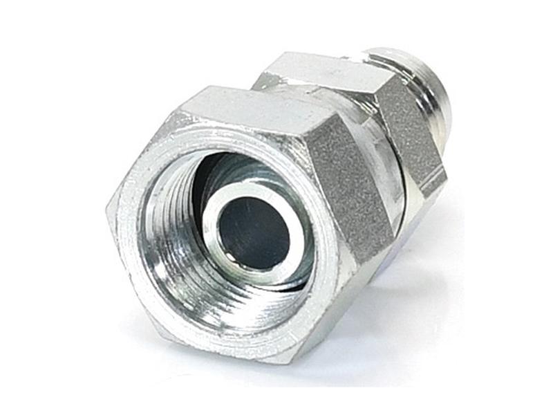 Hydraulic Adaptor 9/16'' JIC Male x 3/8'' BSP Swivel Female