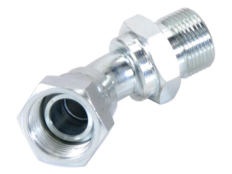 Hydraulic Adaptor 3/4'' BSP Male x 3/4'' BSP Swivel Female 135° Swept Elbow