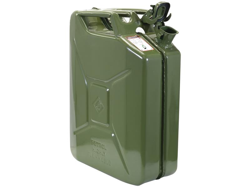 Metal Jerry Can - Green 20 L (Unleaded Petrol)