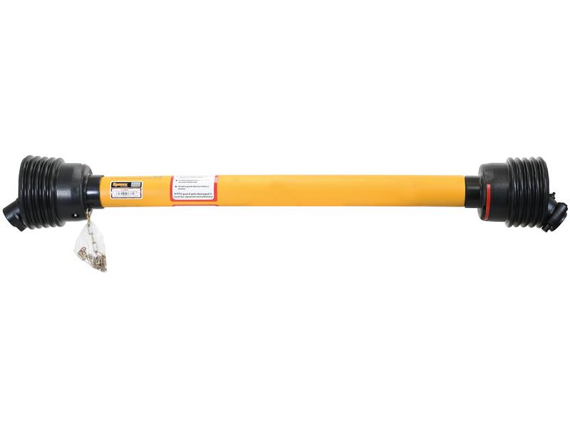 GARDLOC PTO Shaft - (Lz) Length: 1010mm, 1 3/8'' x 6 Spline Q.R. to 1 3 ...