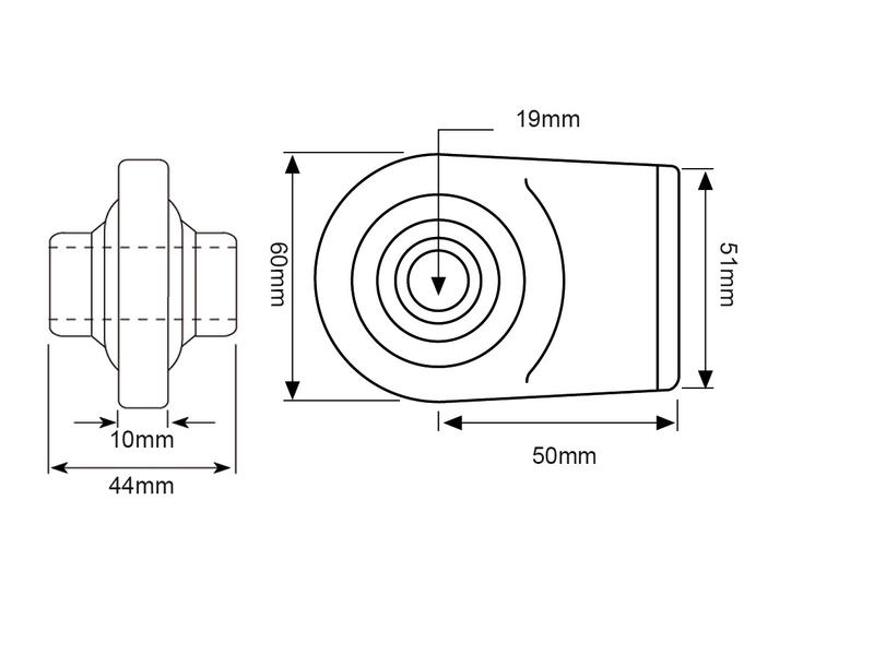 Top Link Weld On Ball End (Cat. 1 (Ø19mm))