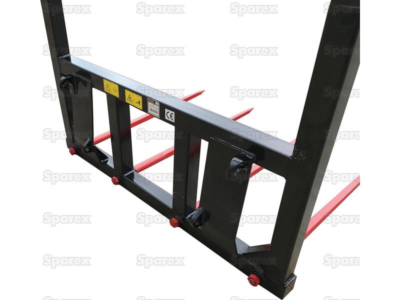 Heavy Duty Big Square Bale Frame - 4 x M28 x 1250mm SHW Brand Tines ...