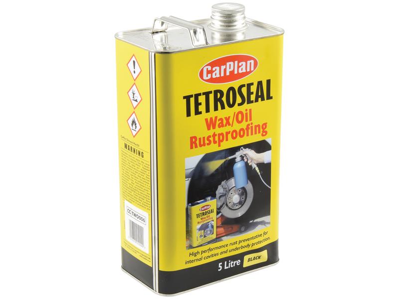 Sparex Wax/Oil Rustproofing Tin Black 5L