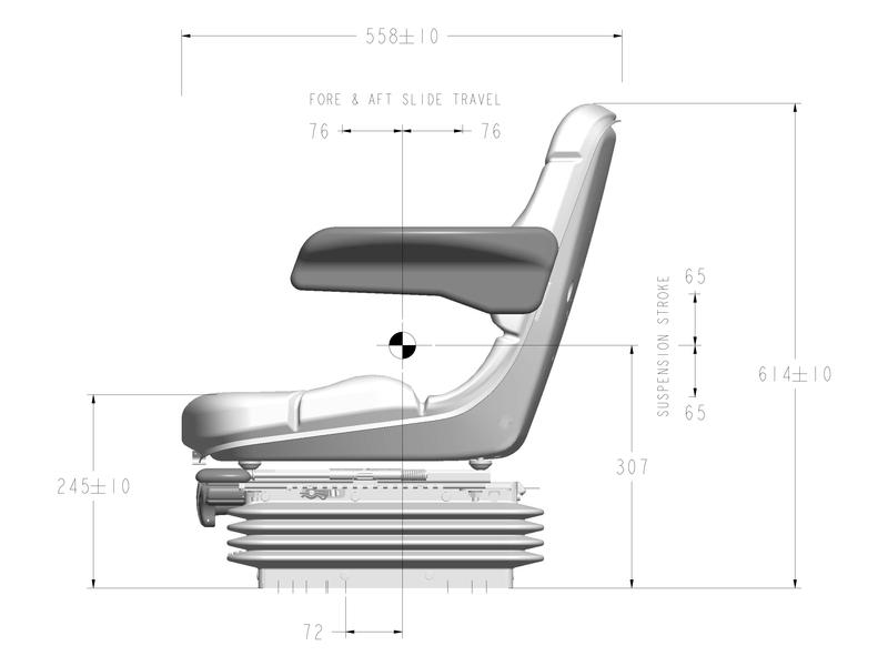 Compact Mechanical Suspension Seat
