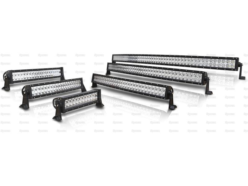 LED Flat Work Light Bar, 610mm, 7200 Lumens Raw, 10-30V