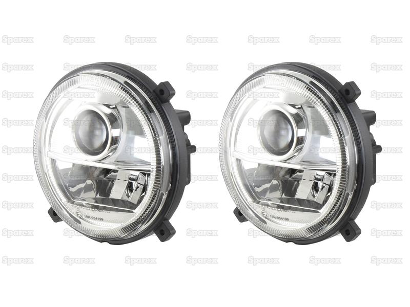 LED Head Light Kit, Interference: Class 3, RH & LH (LH Dip), 1560 ...