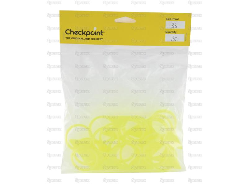 Checkpoint® Original Wheel Nut Indicator, 33mm 20 pcs.