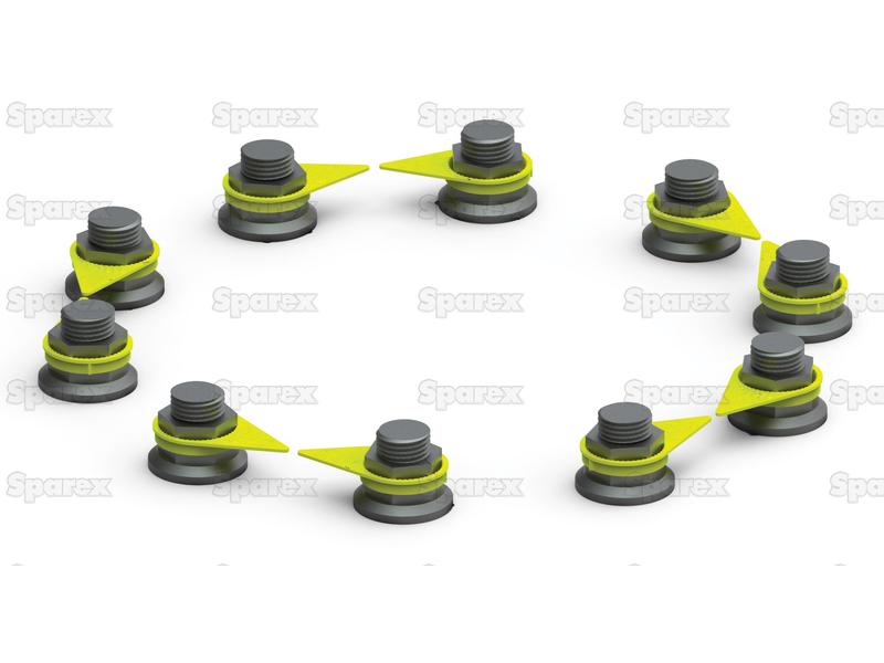 Checkpoint® Original Wheel Nut Indicator, 24mm 100 pcs.