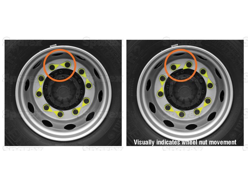 Checkpoint® Original Wheel Nut Indicator, 33mm 100 pcs.