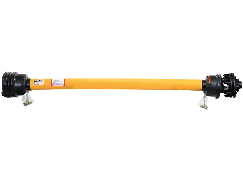 GARDLOC PTO Shaft - (Lz) Length: 1000mm, 1 3/8'' x 6 Spline Q.R. to 1 3 ...