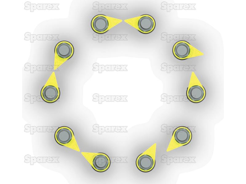 Checkpoint® Original Wheel Nut Indicator, 32mm 100 pcs.