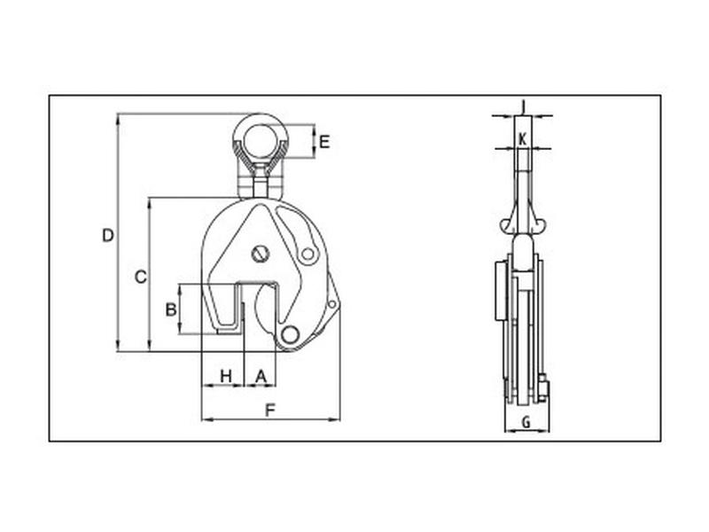 Clamp unit for Lifting - Vertical Lifting