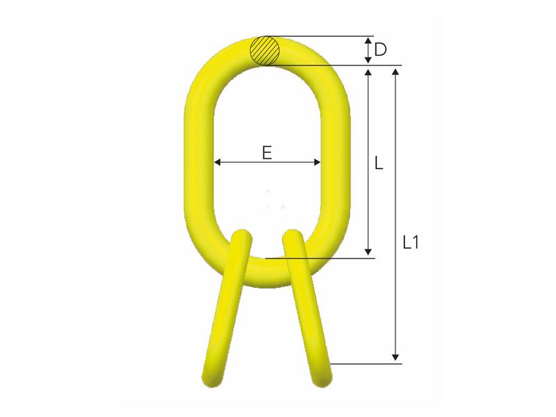 Master Link Assembly - MT-10-10, Chain Ø: 10mm, SWL: 11.5T