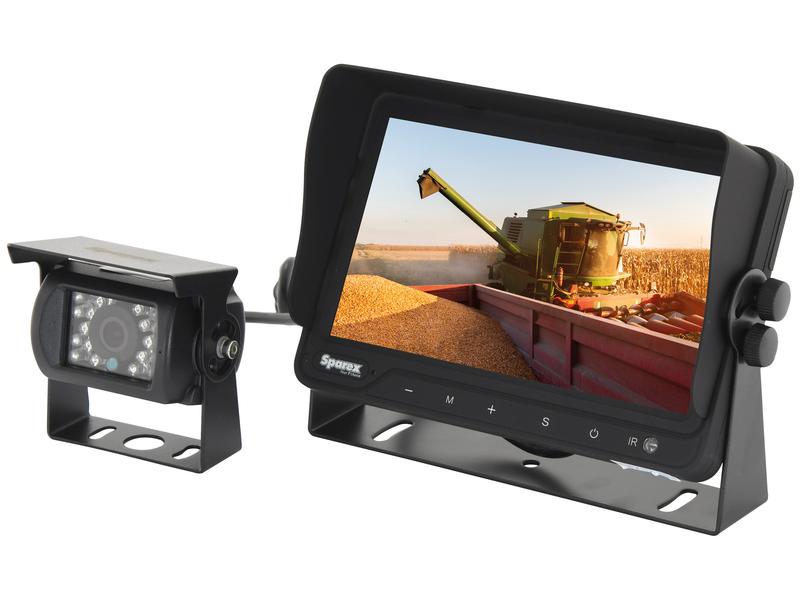 Wired Vehicle Camera System 7'' HD Touch Button Monitor and Camera, Cable&Instruction Manual