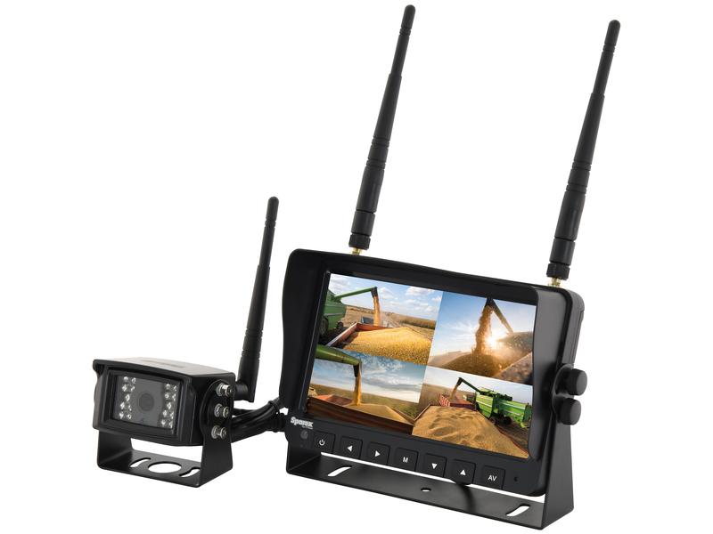 Wireless Digital Vehicle Camera System 1 x 4 Quad 7''Monitor, 1 x ...