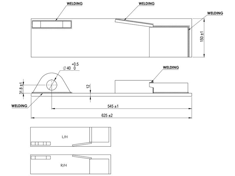 Loader Bracket (Pair), Replacement for: Claas Sanderson