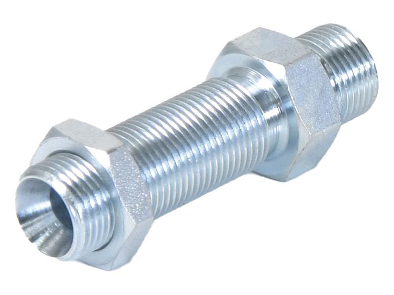 Hydraulic Adaptor 3/8'' BSP Male x 3/8'' BSP Male Extended Bulkhead ...