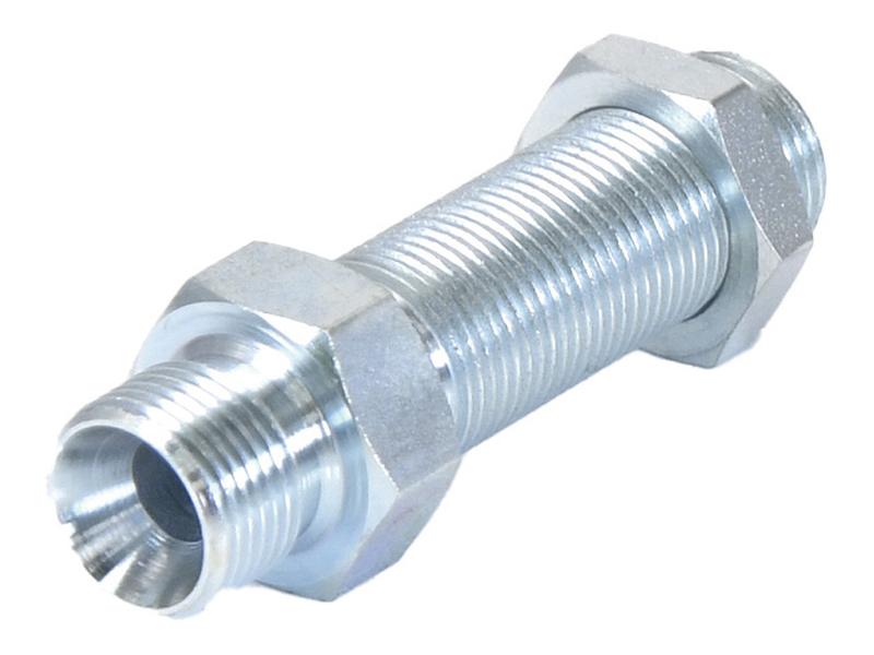 Hydraulic Adaptor 3/8'' BSP Male x 3/8'' BSP Male Extended Bulkhead ...