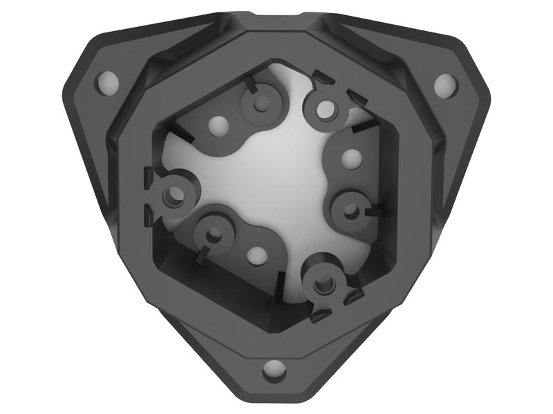 Agripak MicroBright Beacon Bolt on Amber 24V