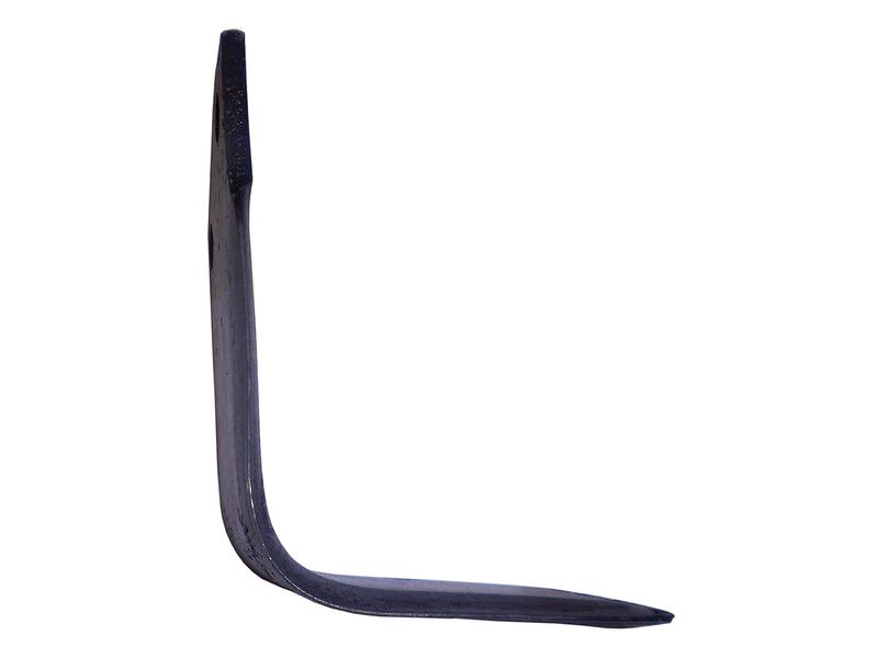 Rotavator Blade Square Type Blades RH 70x7mm Height: 158mm. Hole ...
