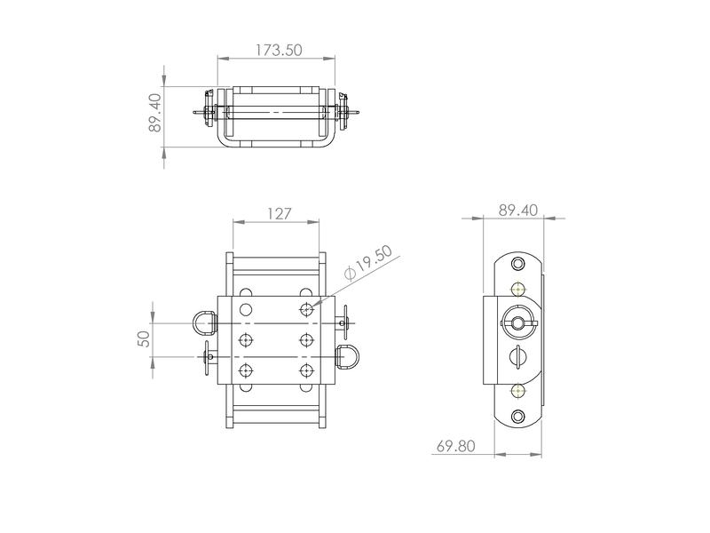 Adjustable Trailer Drop Plate
