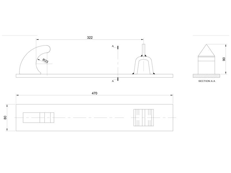 Loader Bracket (Pair), Replacement for: Trima