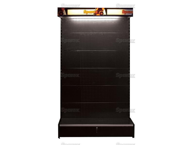 Illuminated display stand, (1.2M Wide x 2.1M High x 49cm deep)