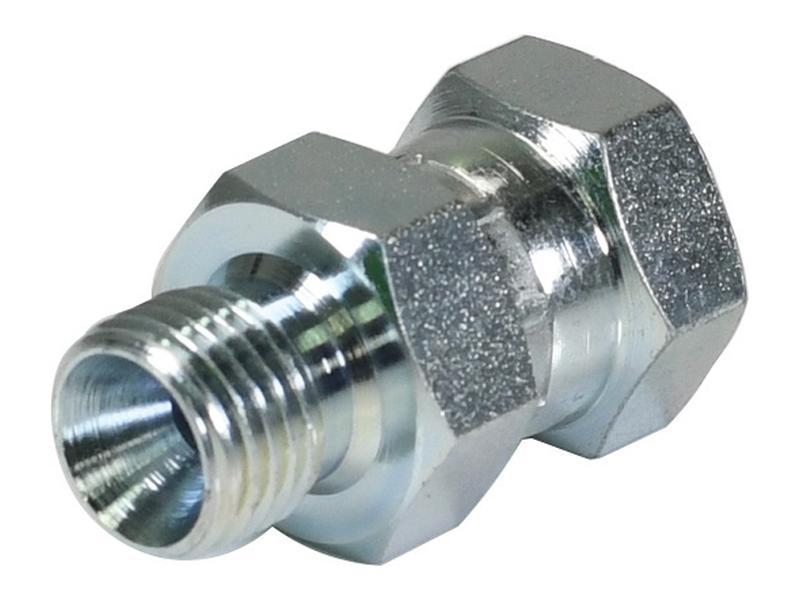 Hydraulic Adaptor 1/4'' BSP Male x 1/4'' BSP Swivel Female