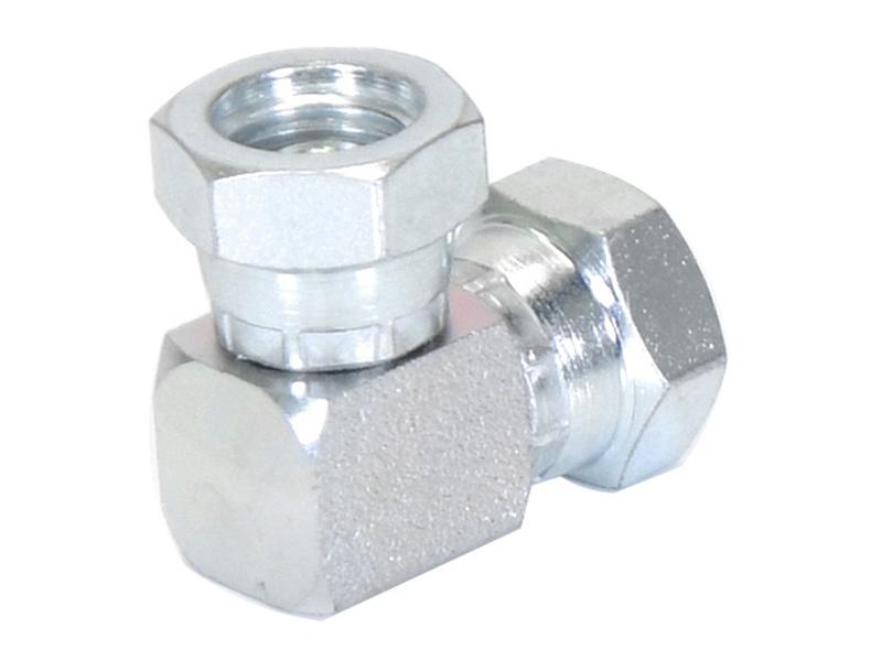 Hydraulic Adaptor 1/4'' BSP Swivel Female x 1/4'' BSP Swivel Female 90° Compact Elbow