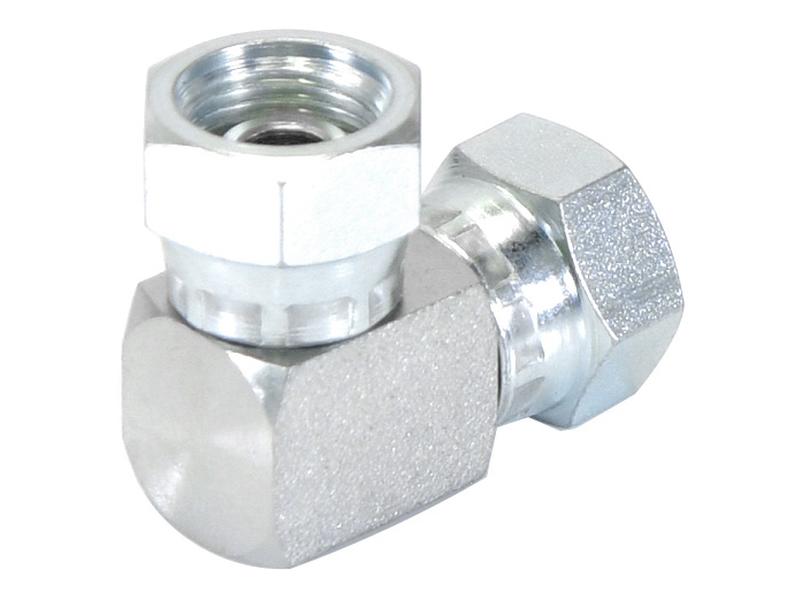 Hydraulic Adaptor 3/8'' BSP Swivel Female x 3/8'' BSP Swivel Female 90° Compact Elbow