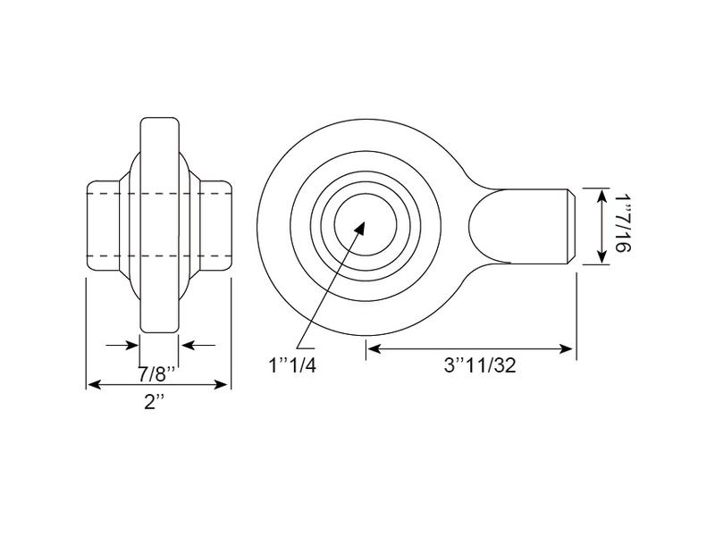 Top Link Weld On Ball End (Cat. 3 (Ø32mm))