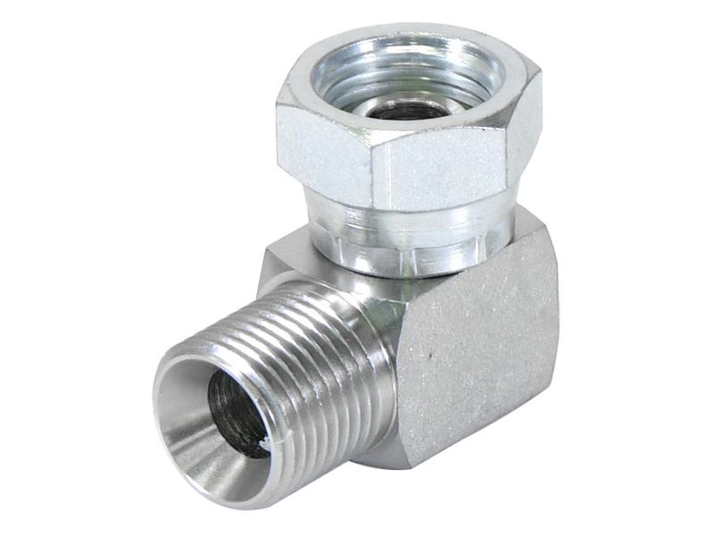 Hydraulic Adaptor 1/2'' BSP Male x 1/2'' BSP Swivel Female 90° Compact Elbow