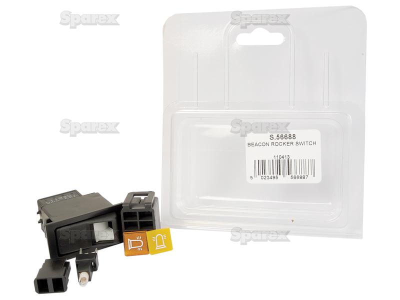Rocker Switch - Beacon, 2 Position (On/Off)