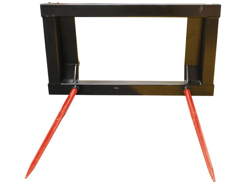 Bale Frame - 2 x M28 x 1250mm Conus 2 Tines (SHW Brand Tines)