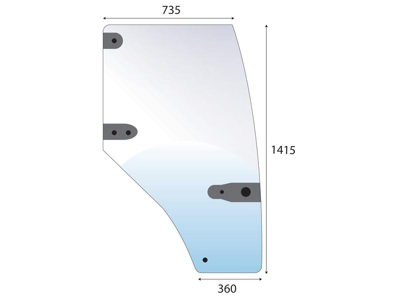 Door Glass RH