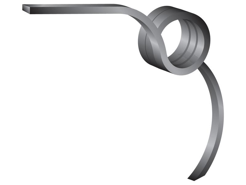Pigtail tine - 25 x 25x (Rear)