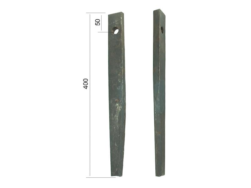 Power Harrow Tine 400mm. Replacement for Kuhn