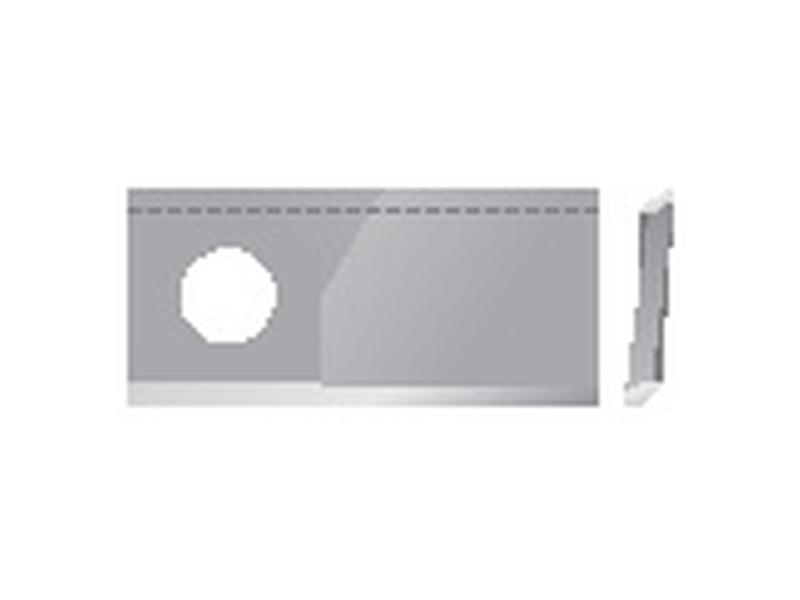 Mower Blade - Twisted blade, top edge sharp & parallel - 126x48x4mm ...