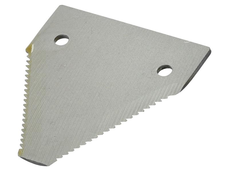 Knife section - over serrated - 83x76x2.75mm - Hole Ø6.5mm - Hole ...