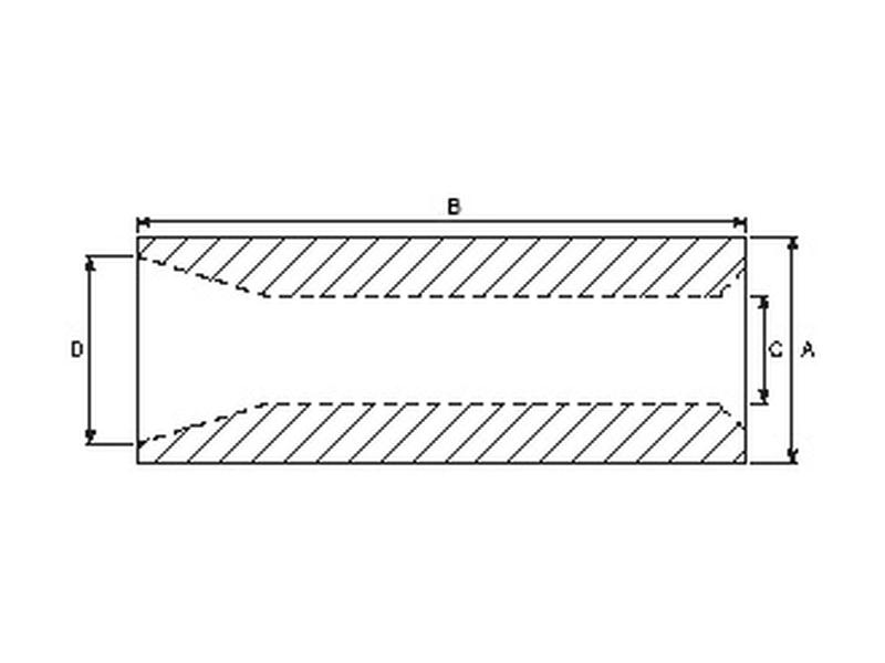 Loader Tine Bush - Ø80 x 165mm (Conus 3)