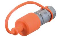 Faster Dust Cap Orange PVC Fits 3/8'' Female Coupling - FFH Series TMF38