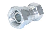 Hydraulic Adaptor 3/8'' BSP Swivel Female x M22x1.50 Metric Swivel Female