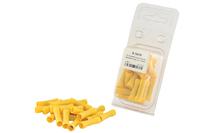 Agripak 25 pcs. Inline Terminal 5.0mm Yellow