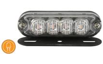 Slimline Hazard Light Amber 98mm 12-24V