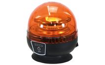 LED Rechargeable Beacon, Amber, Magnetic 12-24V